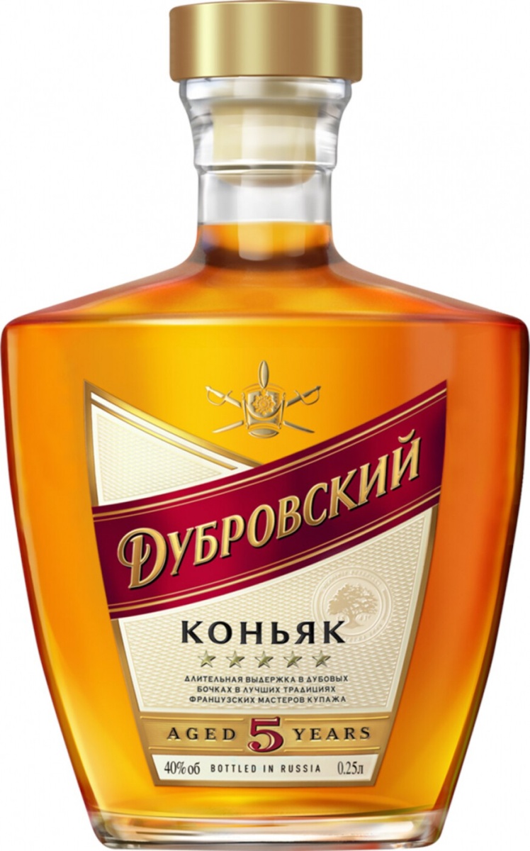 Коньяк Дубровский 5-летний, 250 мл купить в Москве – цена на ...