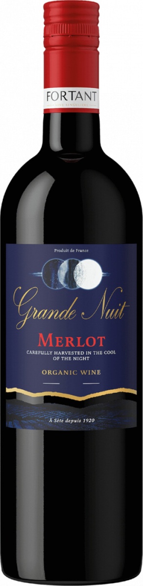 Вино Fortant, Grande Nuit Merlot, Pays d'Oc IGP купить в Москве – цена ...