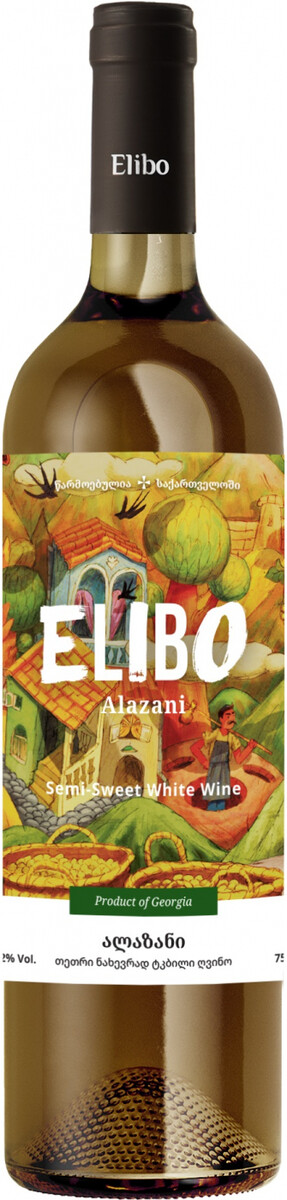 Вино Elibo Alazani White, 2023 купить в Москве – цена на "Элибо ...